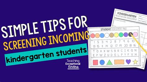 Kindergarten Screening Examples At Michael Mock Blog