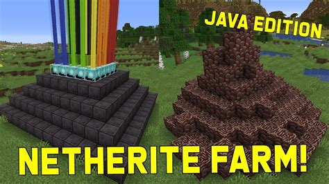 Automatic Netherite Farm Java Minecraft 120 Best Easy Minecraft