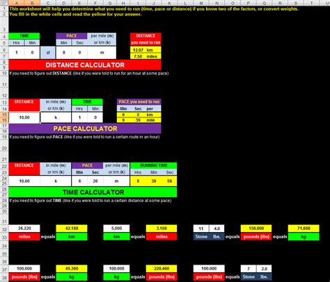 Free Advanced Year Long Excel Running Log Digital Citizen