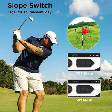 Golf Rangefinder Para Sa Telemeter 800m Flag Lock Slope Gamit Ang