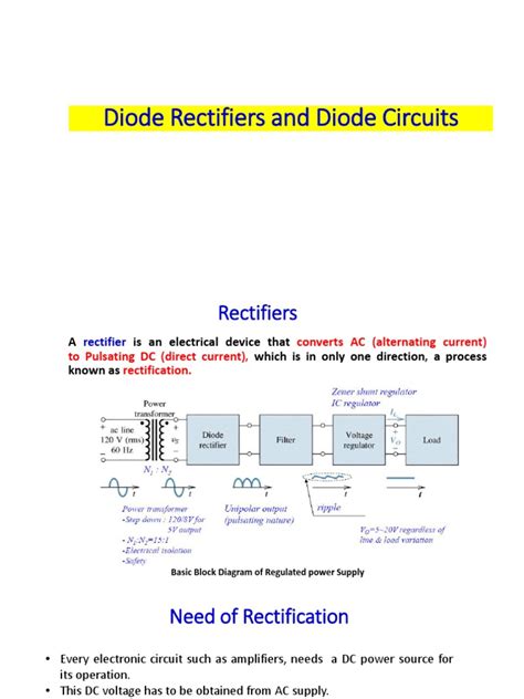 Module 3 Rectifiers Pdf Science And Mathematics