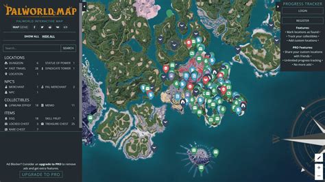 Carte Interactive Palworld La Map Complète Pour Tout Trouver