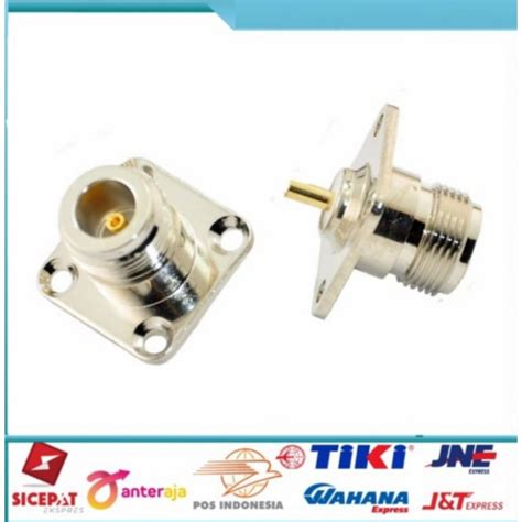 Jual Soket Atau Konektor Body N Female Segi Empat Atau Kotak Shopee Indonesia