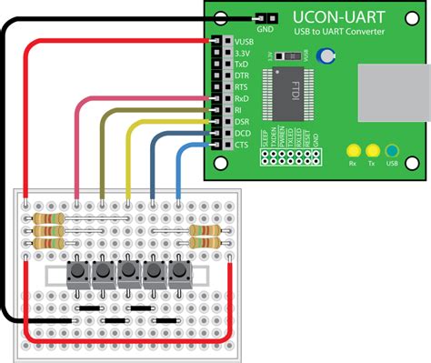 USB To UART Converter PCB Openclipart