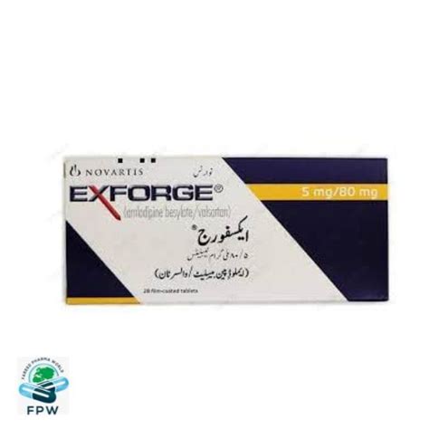 Exforge 580mg Tablets Amlodipine Valsartan Fareed Pharma World