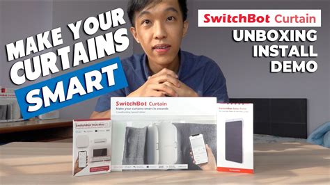 Make Your Curtains Smart Switchbot Curtain Unboxing Install Demo Youtube