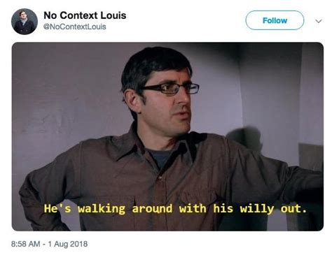 Louis Theroux No Context Out Of Context Accounts Know Your Meme