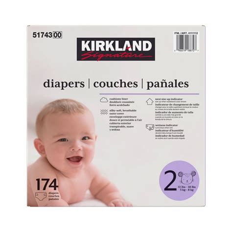 Kirkland Signature Diapers Size 2 174 Count Same Day Delivery Costco