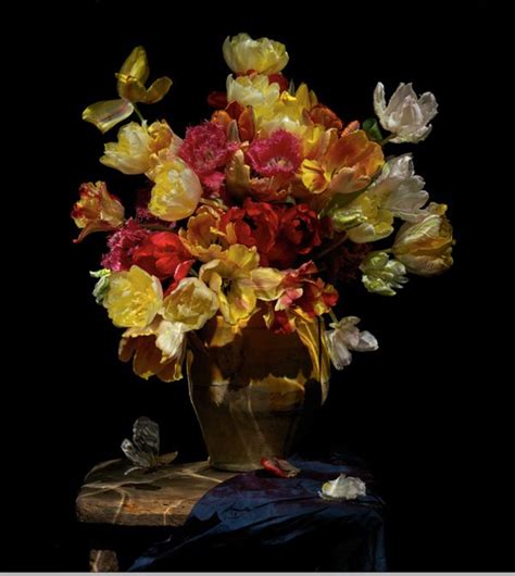 Art And Botany Translucent Roses And Underwater Butterflies Garden