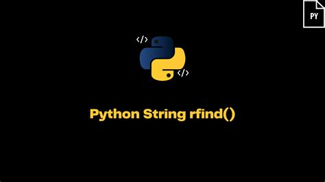 Python String Rfind Itsmycode