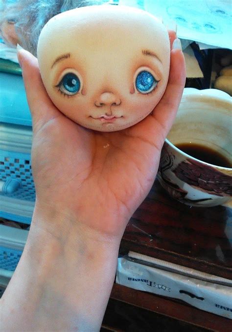 Как нарисовать лицо текстильной кукле All Dolls Куклы Кукольное