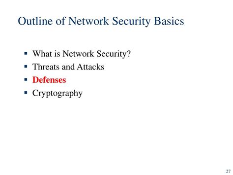 PPT Network Security Basics PowerPoint Presentation Free Download ID