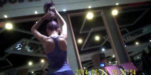 Gym Girl In Black Tight Spandex Tnaflix Com