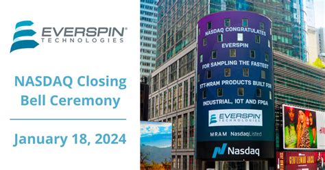 Techinnovation Closingbell Mram Deeptech Techmilestone Advancedtechnology Everspin