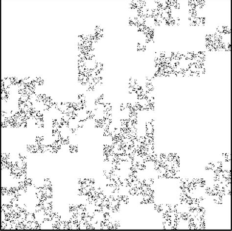 An Example Of A Random Fractal Distribution Of Synthesized Micro Cues Download Scientific