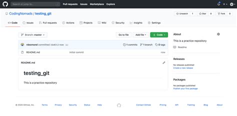 Creating A Repository In Github