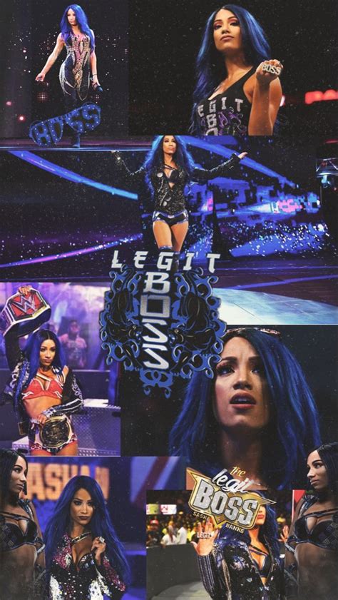 Sasha Banks Blue Hair Wallpapers Wallpaper Cave