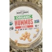 Sprouts Market Corner Hummus Original Organic Calories Nutrition