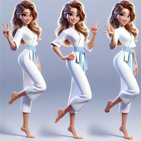 Beautiful Ai Barefoot Animated Character Models By Gaugedphoton On
