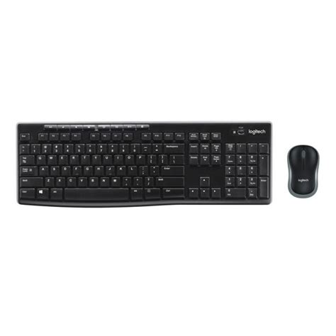 Logitech 2 4 Ghz Wireless Keyboard And Mouse Combo Compact 8 Multimedia