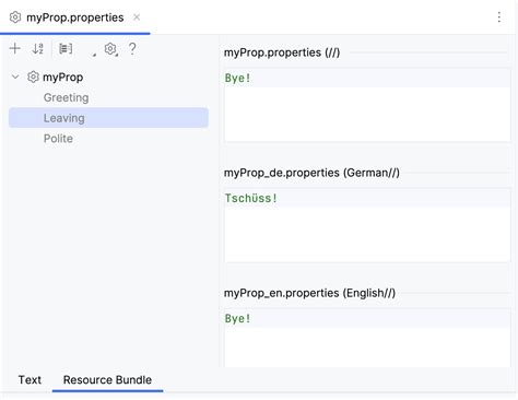 Resource Bundles IntelliJ IDEA Documentation