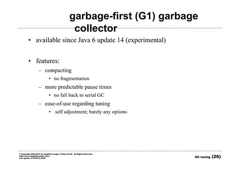 Tuning The Hotspot Jvm Garbage Collectors Pdf