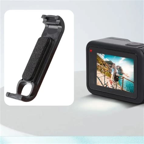 충전식 측면 보호 커버 배터리 뚜껑 고프로 히어로 8 스포츠 카메라용 플라스틱 방진 배터리 뚜껑 도어 하우징 케이스스포츠 캠코더 케이스 Aliexpress