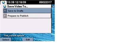 Recording Screen Cisco