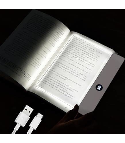 Flat Book Light Glocusent Usb Rechargeable Book Light Review Rechargeable Book Light 3 Colors