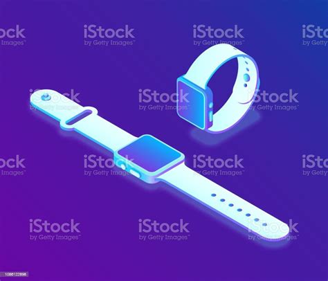 스마트 시계입니다 3 차원 Isometric 스마트 시계입니다 만든 모바일 웹 장식 인쇄 제품 응용 프로그램 웹 디자인 배너 및 프레 젠 테이 션에 대 한 완벽 한입니다