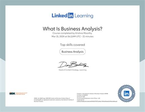 Krishna Moorthy On Linkedin Certificate Of Completion