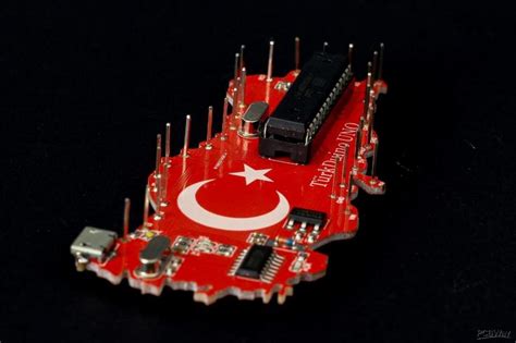 Türkduino Uno R4 V2 Turkey Flag Arduino Uno Share Project Pcbway