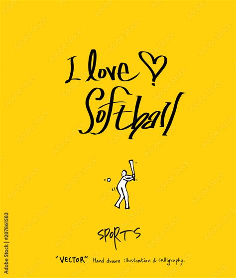 스포츠 포스터 손으로 그린 스포츠 그림 Stock Vector Adobe Stock