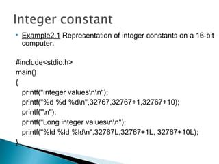 Constants PPT