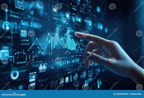 Interactive Business Dashboard With Data Visualization Stock Illustration Illustration Of