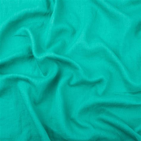 Aqua Linen Fabric By The Metre Wild Linens