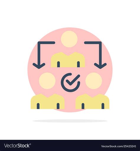 Assignment Delegate Delegating Distribution Vector Image