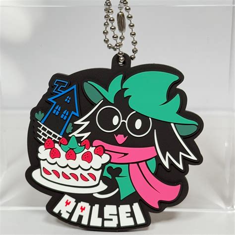 Купить Deltarune Figure Keychain Ralsei Hat Version Rubber Charm