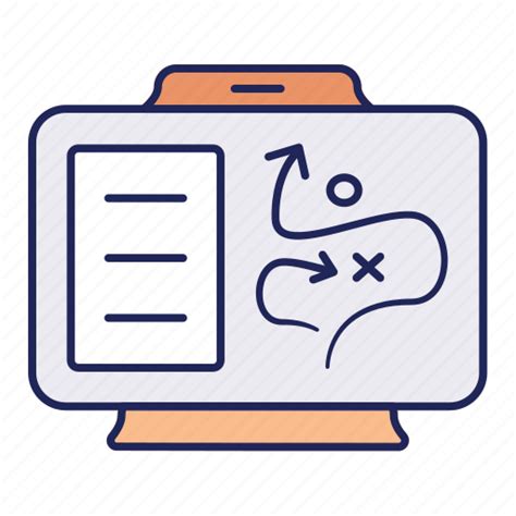 Board Tactic Strategy Data Mapping Icon Download On Iconfinder
