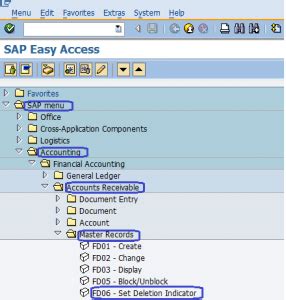 Set Customer Flag For Deletion In SAP SAP Tutorials