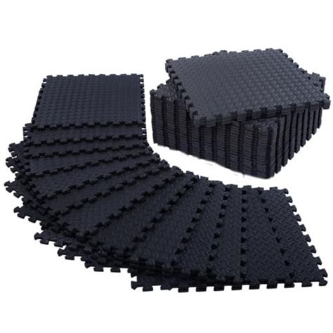 24 Pack Extra Thick Interlocking Exercise Mats For Home