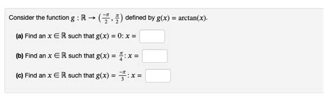 Solved Consider the function g R π π defined by Chegg com