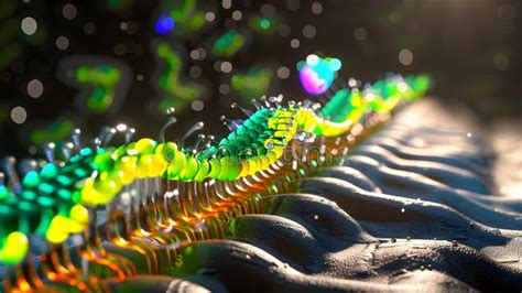 3d Illustration Of An Enzyme Substrate Stock Illustration