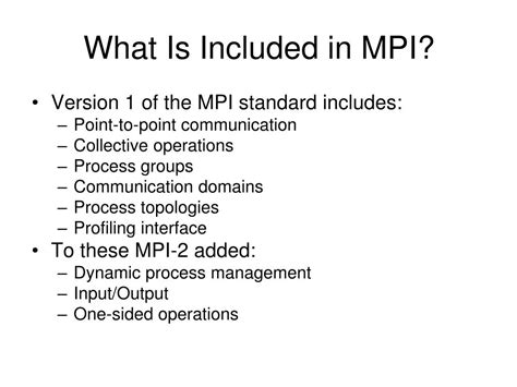 ppt message passing interface powerpoint presentation free download