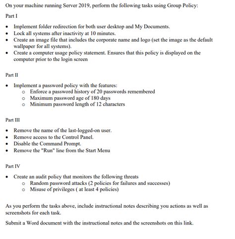 Solved On Your Machine Running Server 2019 Perform The