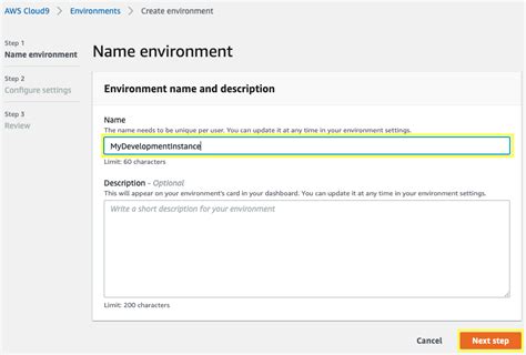 Create A Cloud9 Instance To Upload Your Static Website Workshop