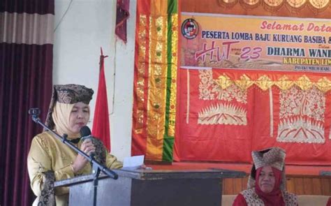 Lestarikan Pakaian Perempuan Minang Dwp Lima Puluh Kota Gelar Lomba