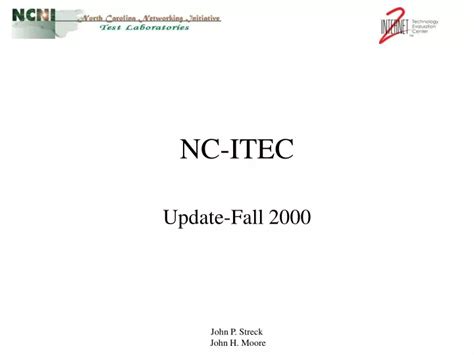 Ppt Nc Itec Powerpoint Presentation Free Download Id9564313