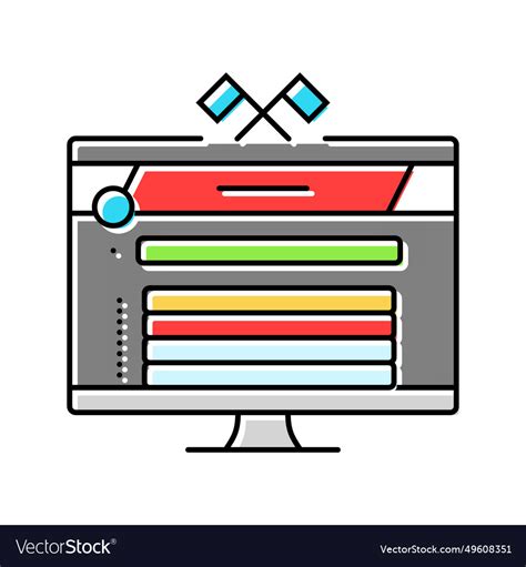 Community Game Development Color Icon Royalty Free Vector