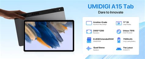 Umidigi A15 Tab Tablet 16 8 8 Gb 256gb 1tf Android 13 Tablet Octa Core 11 Inch Tablet With